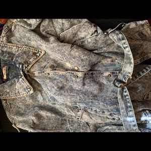 Jackets & Coats | Batwing Snap Retro Jacket Light Blue Jean Wash | Poshmark